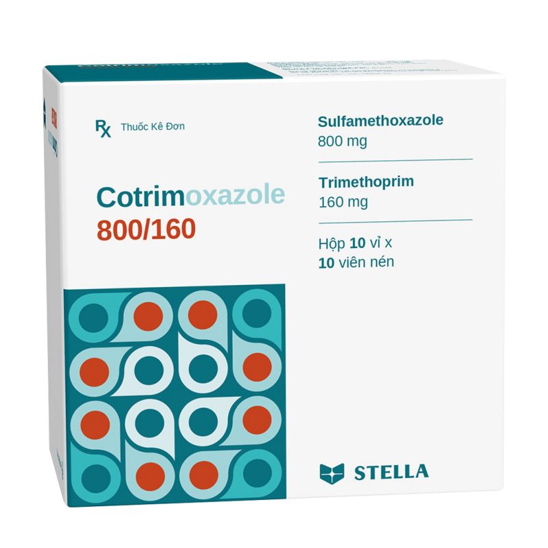 1 Box = 100 tablets Cotrimoxazole 960mg - RxViet