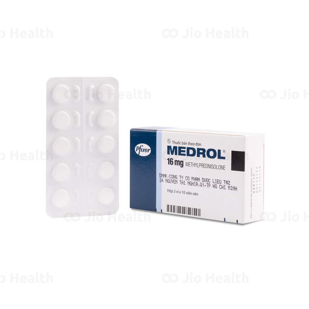 2 Boxes = 60 tablets Medrol 16mg - RxViet